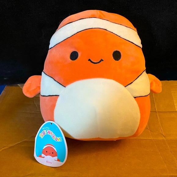 Squishmallows | Toys | Nwt 8 Ricky The Clownfish Squishmallow | Poshmark